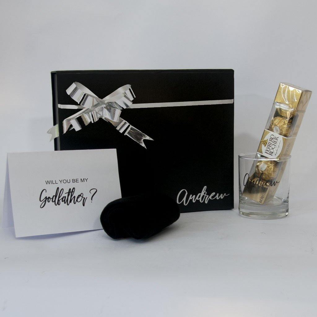 Personalised Will You Be My Godfather Gift Box - Filled Godparent ...